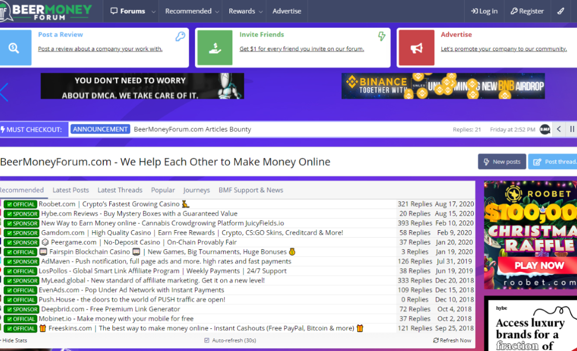 BeerMoneyForum | The Trusted Source for Earning Money Online